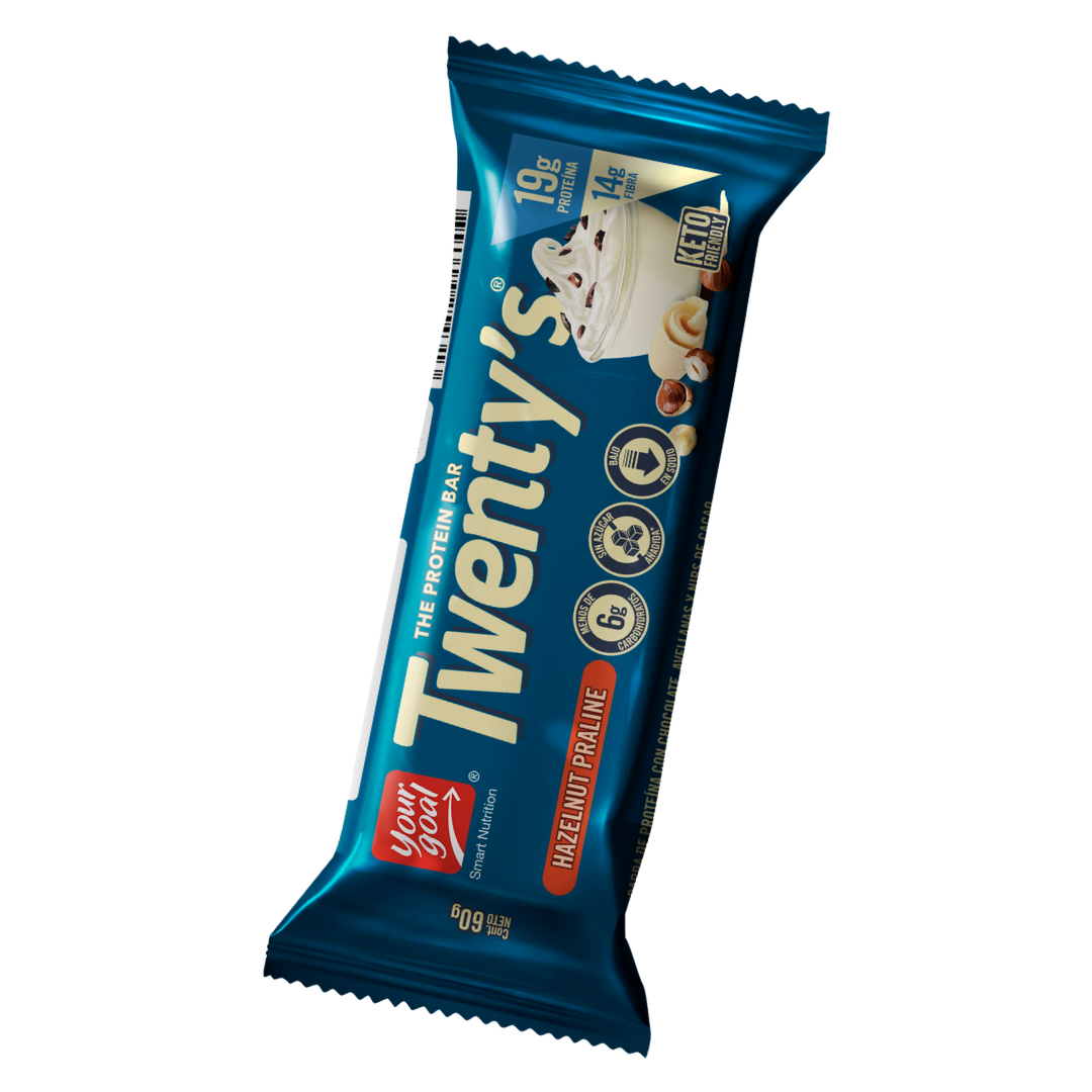 Twenty's Hazelnut Praline Barra 60g – Your Goal Perú