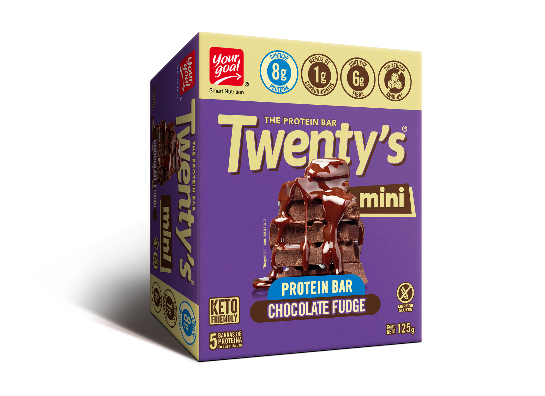 Mini Twenty's Chocolate Fudge - Caja x5un 25g – Your Goal Perú