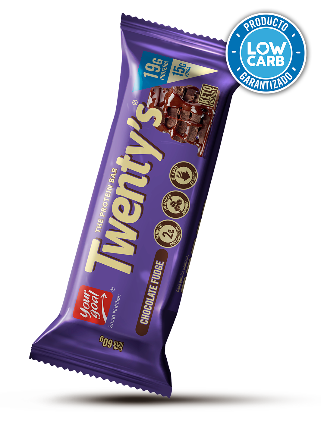 Twenty's Chocolate Fudge Barra 60g – Your Goal Perú